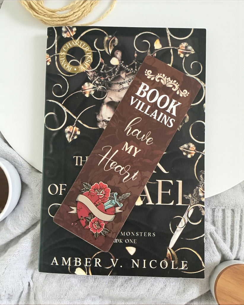Book Villains Have My Heart Bookmark – Fated Ink