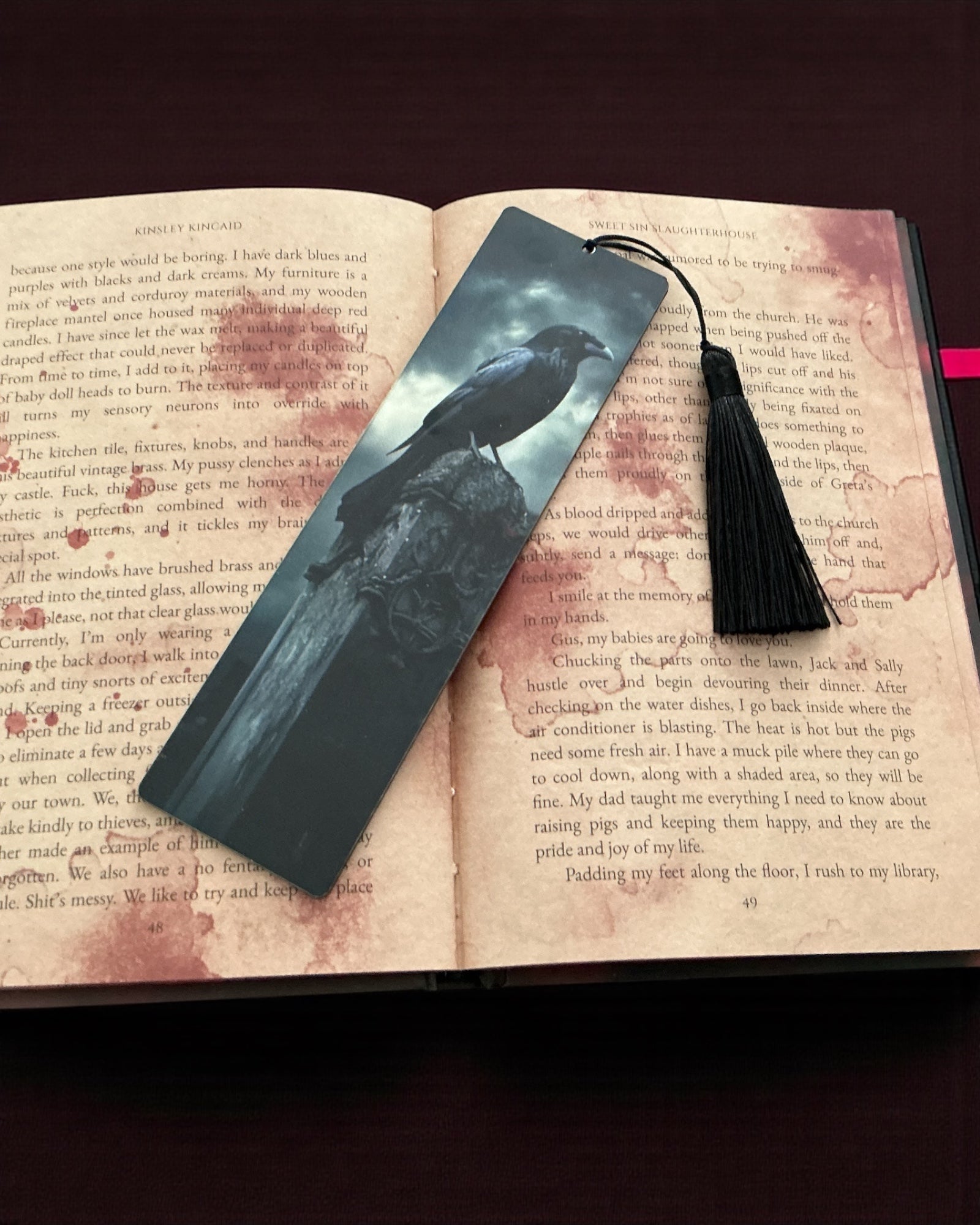 Crow Wood Bookmark [D] – Fated Ink